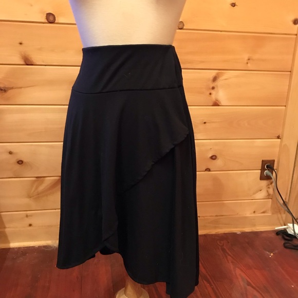 Soft Surroundings | Skirts | The Pyramid Collection Black Asymmetrical ...